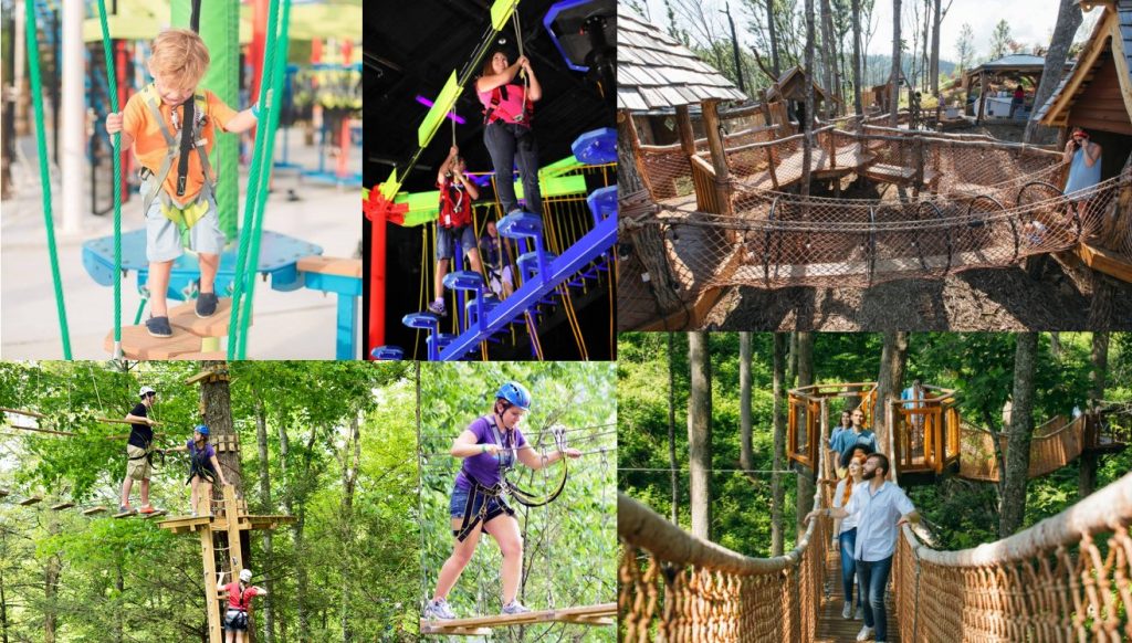 Ropes Courses in the Smoky Mountains of Gatlinburg and Pigeon Forge